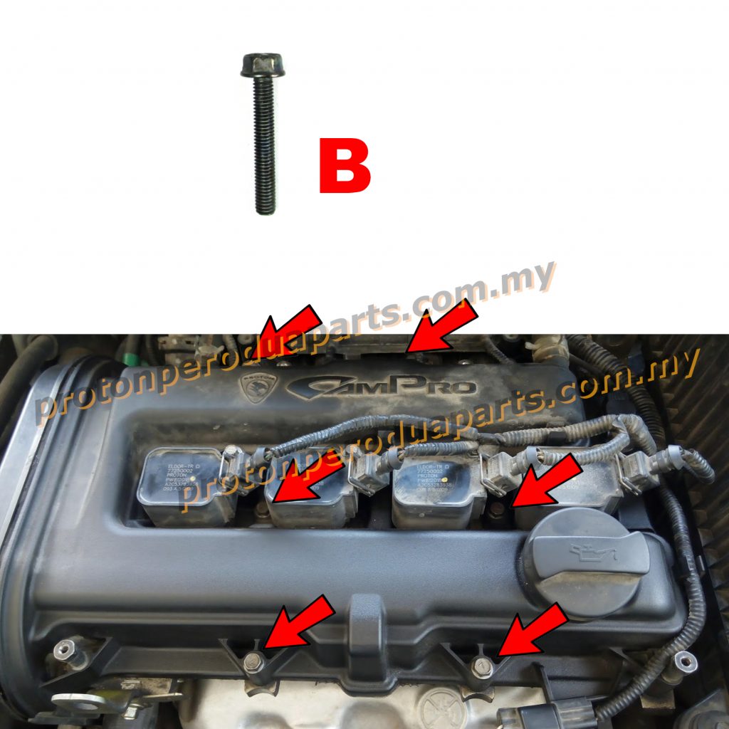 Bolt Screw Valve Engine Penutup Cover Enjin Campro IAFM - Proton Saga ...