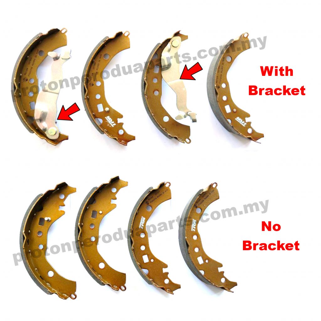 Rear Brake Shoe Lining Pad Belakang - Perodua Alza - Proton Perodua ...