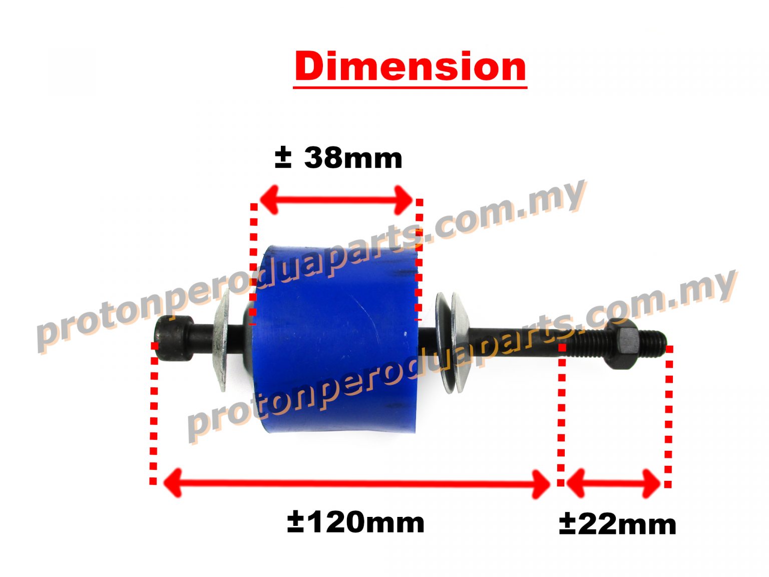 Rear Stopper Stoper Bump Absorber Spring Belakang Myvi Alza Viva - 2 ...