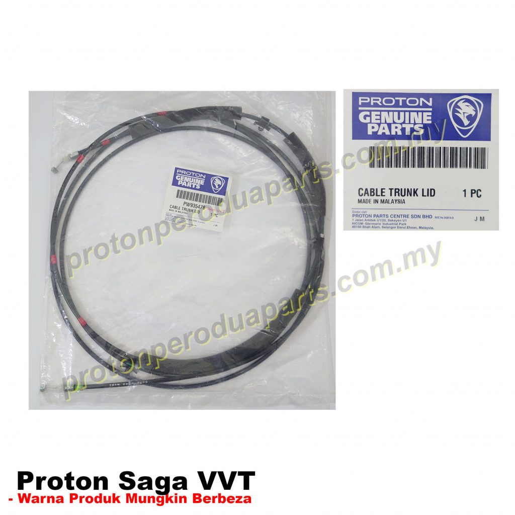 Cable Rear Bonnet Trunk Lid Lock Kabel Bonet Belakang - Proton Saga BLM ...