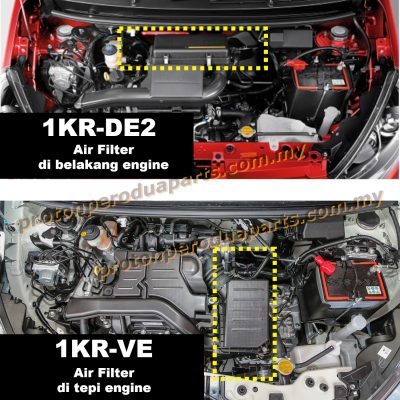 Engine Top Overhaul Gasket Set Viton - Perodua Axia - Carbon / Steel ...