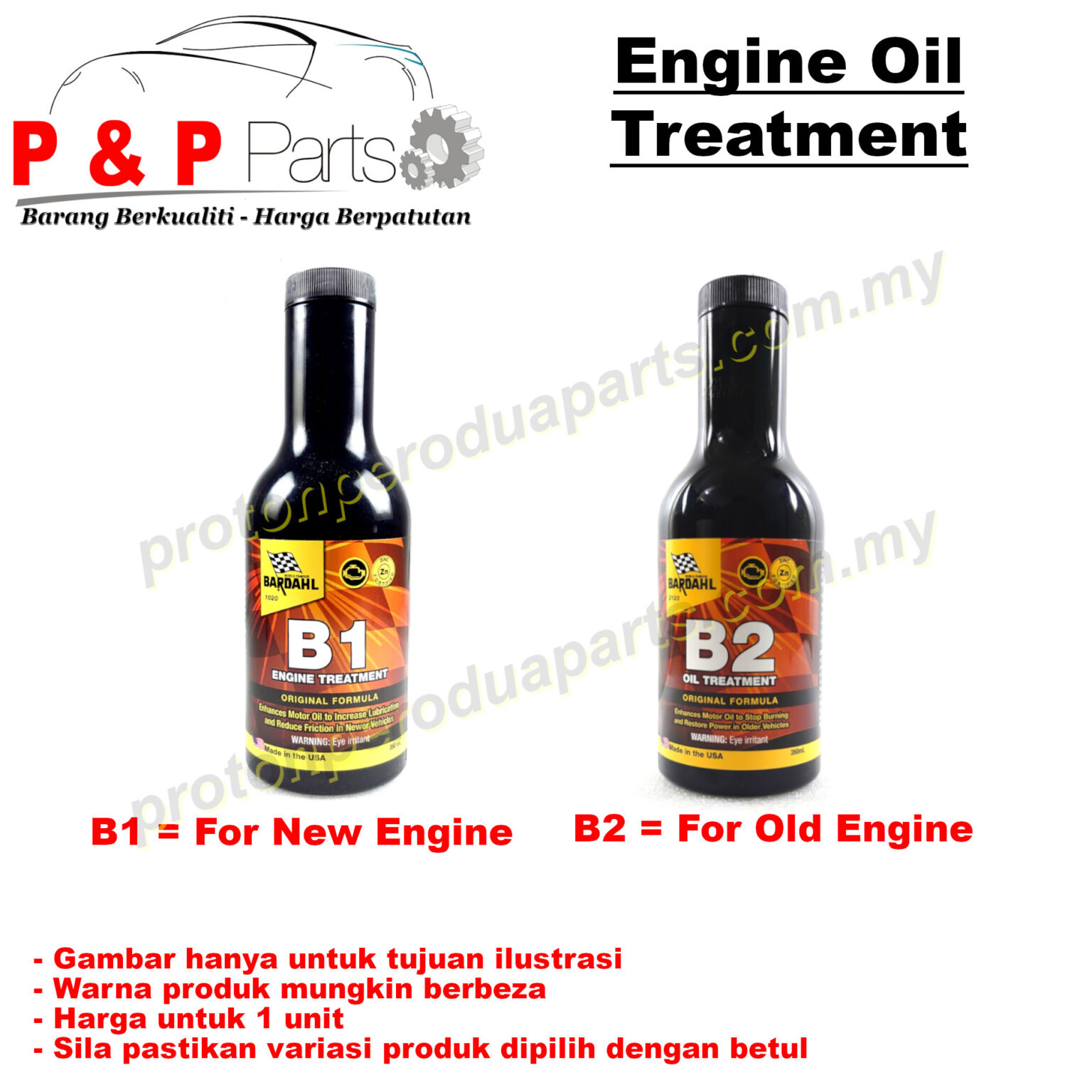 Bardahl Engine Oil Treatment B1 / B2 - Proton Perodua Parts | Online ...