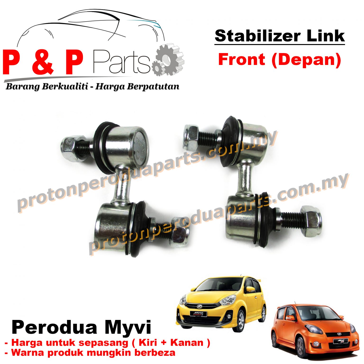 Front Absorber Stabilizer Suspension Link Depan - Perodua Myvi Old Lagi ...