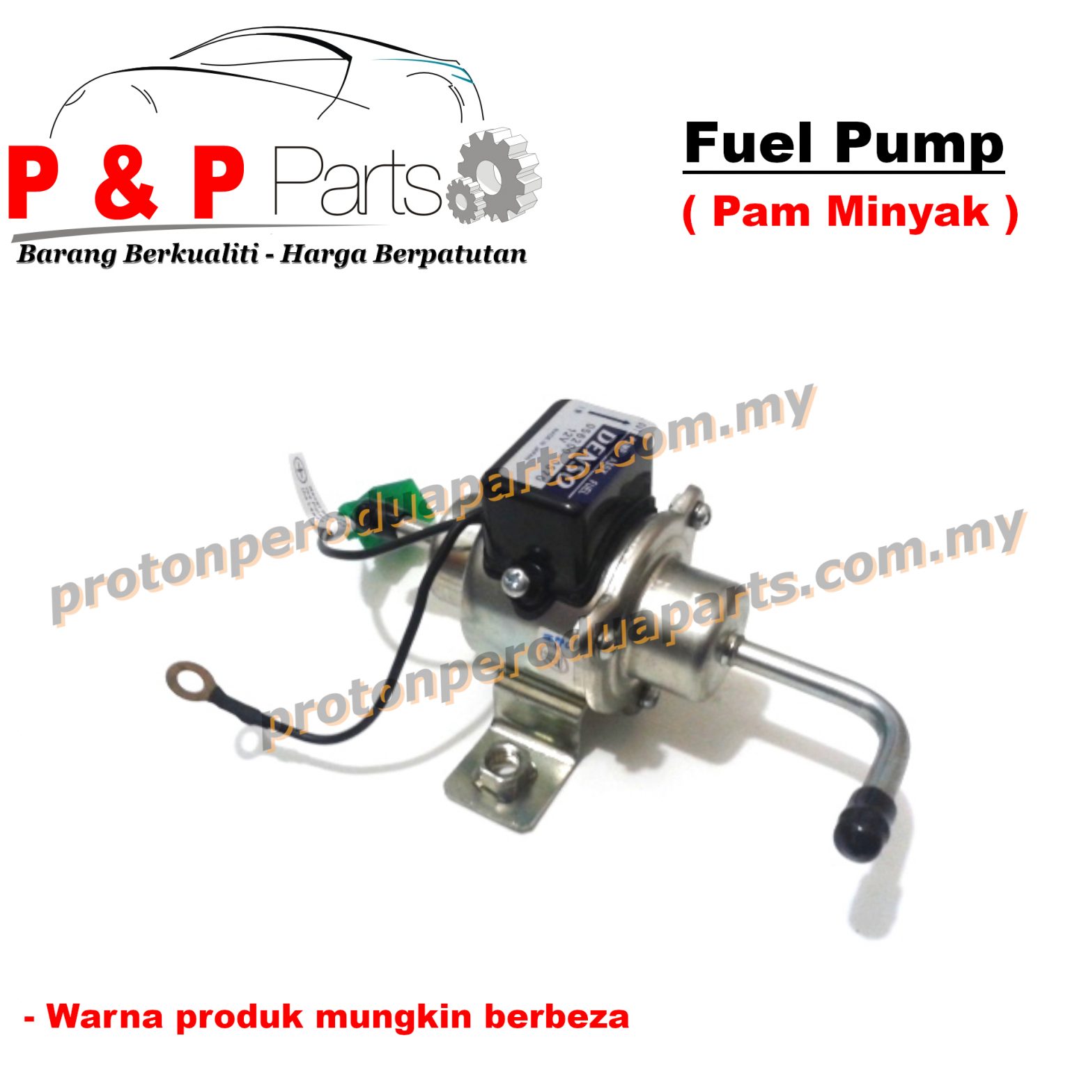 Fuel Pump Pam Petrol Electric Inline Metal - Perodua Rusa Hijet - 12V ...
